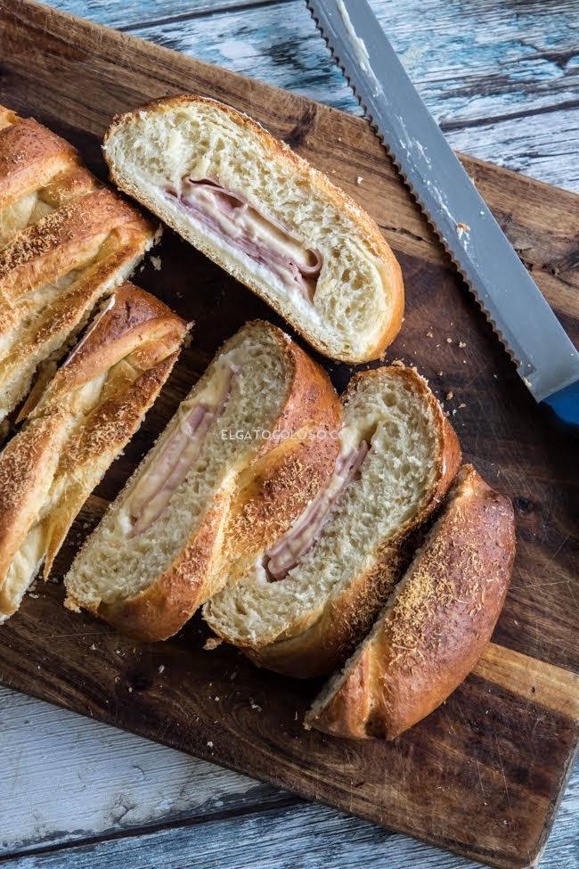 Panes Rellenos De Jamon Y Queso - Recetas de Cocina